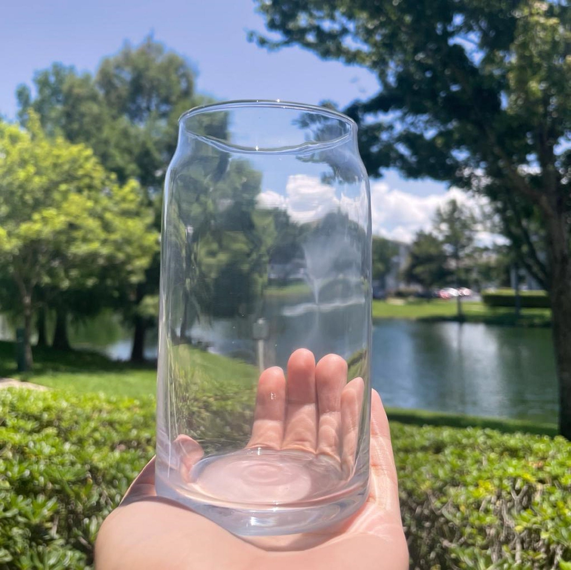 Valentine Xoxo Hearts Glass Can Gift for San Valentine Iced - Etsy