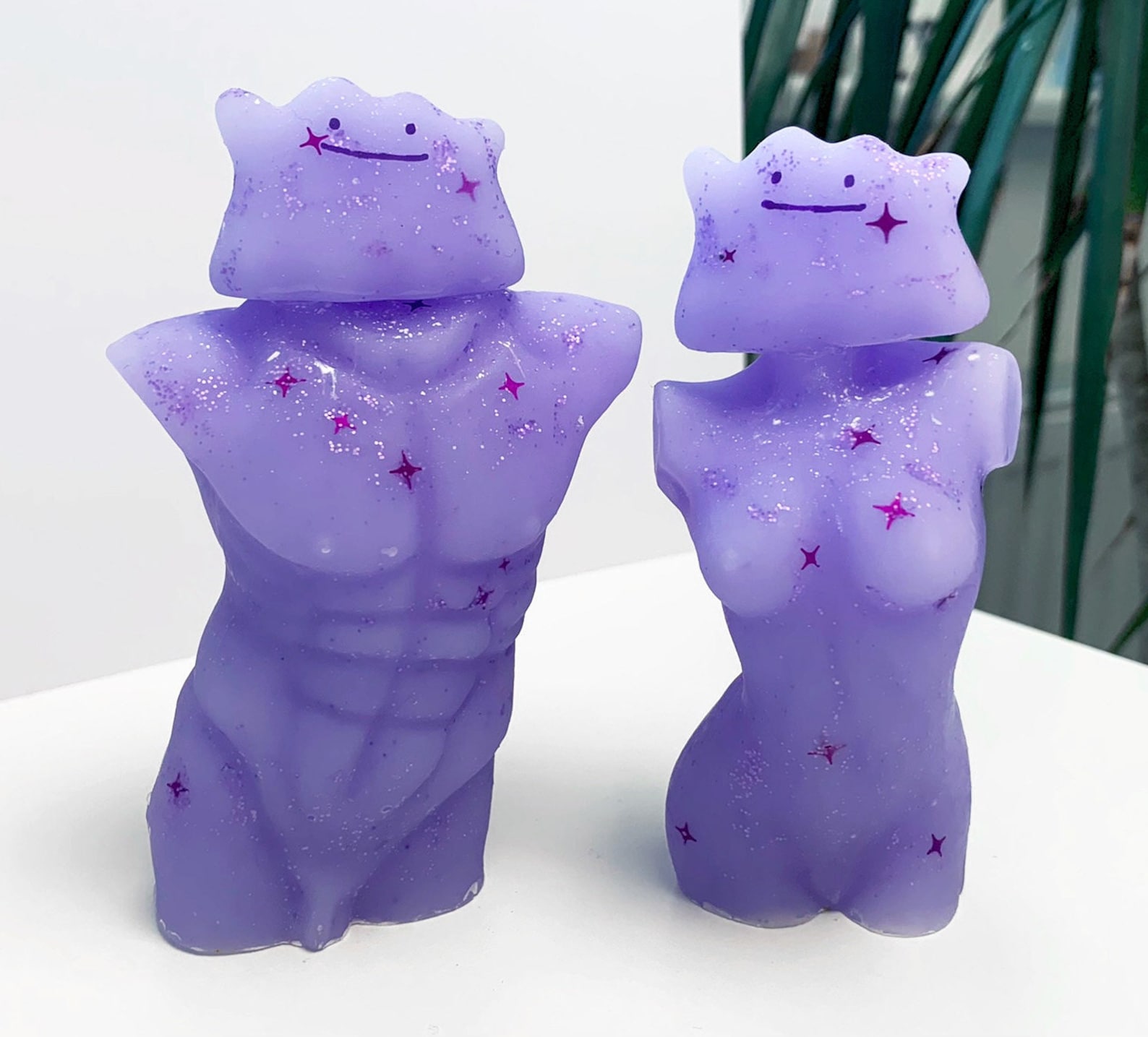 Buff Thicc Ditto Figurine | Cursed Ditto - Etsy