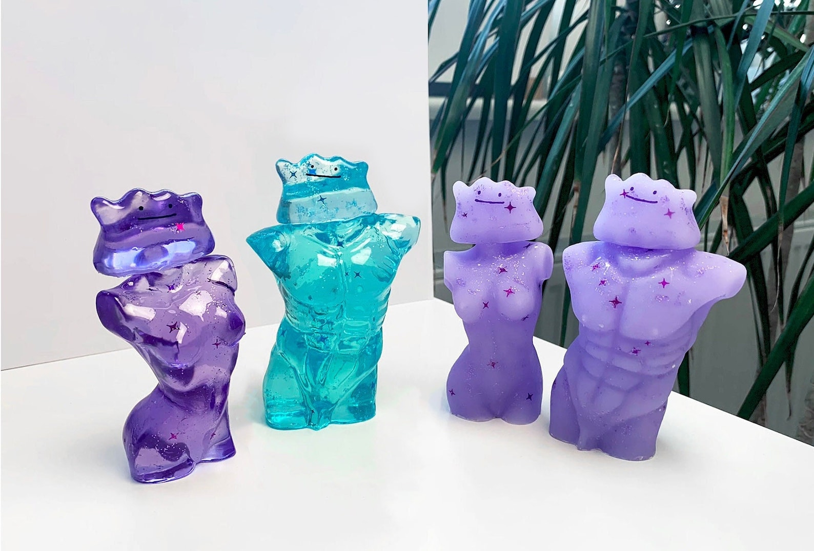 Buff Thicc Ditto Figurine Cursed Ditto - Etsy Canada