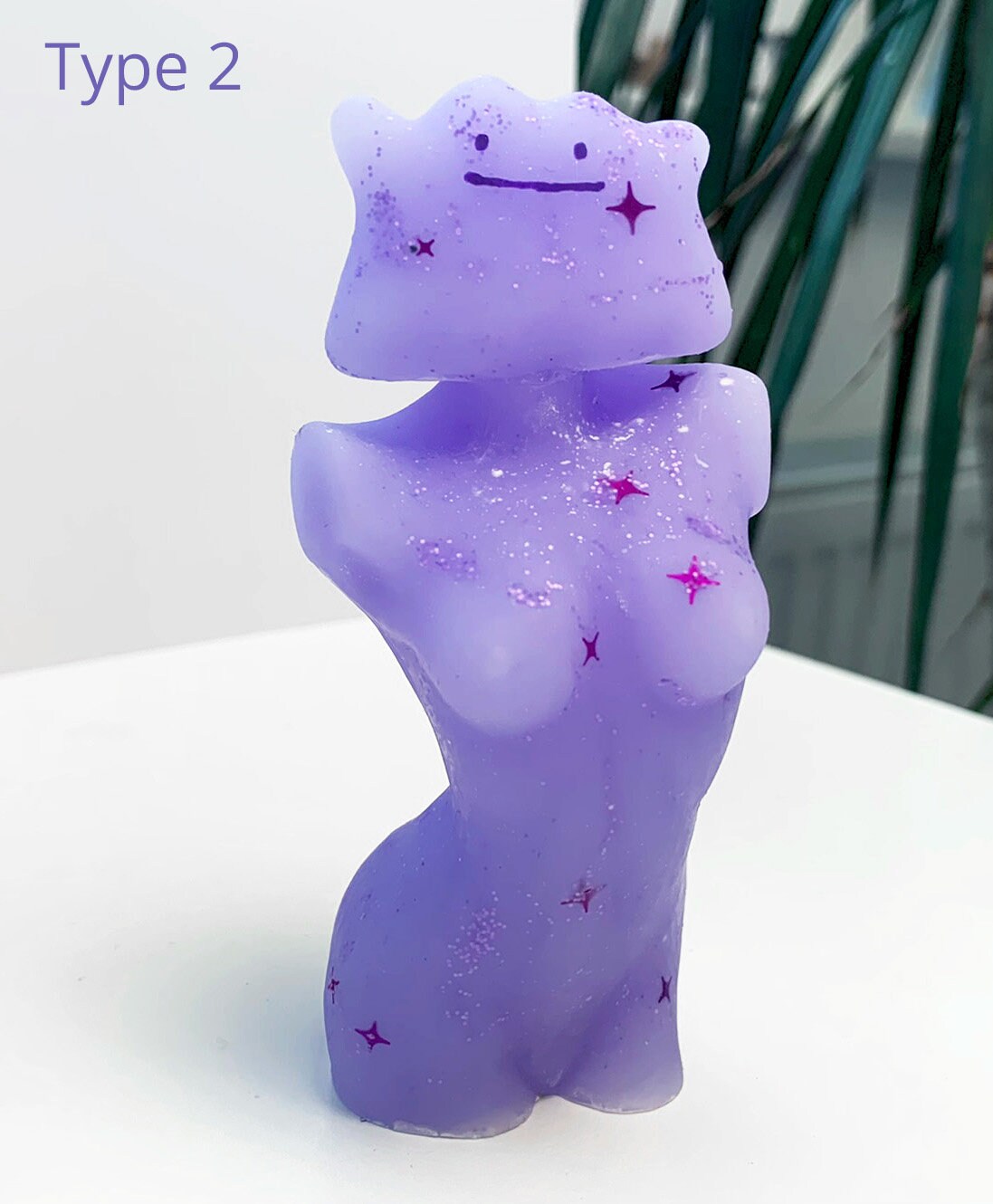 Buff Thicc Ditto Figurine | Cursed Ditto - Etsy