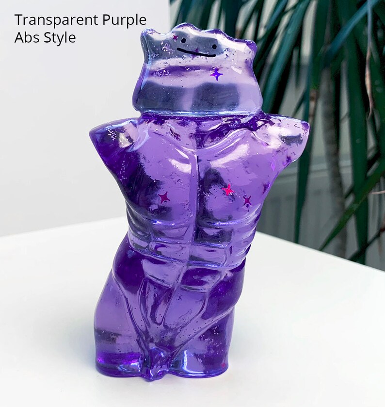 Buff Thicc Ditto Figurine Cursed Ditto - Etsy Canada