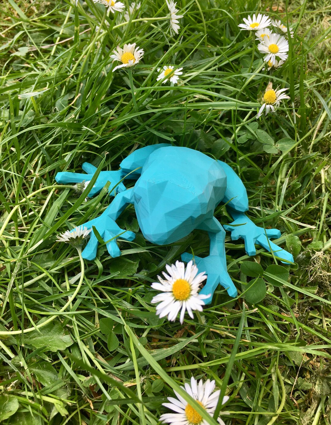 Low Poly Frog - Etsy