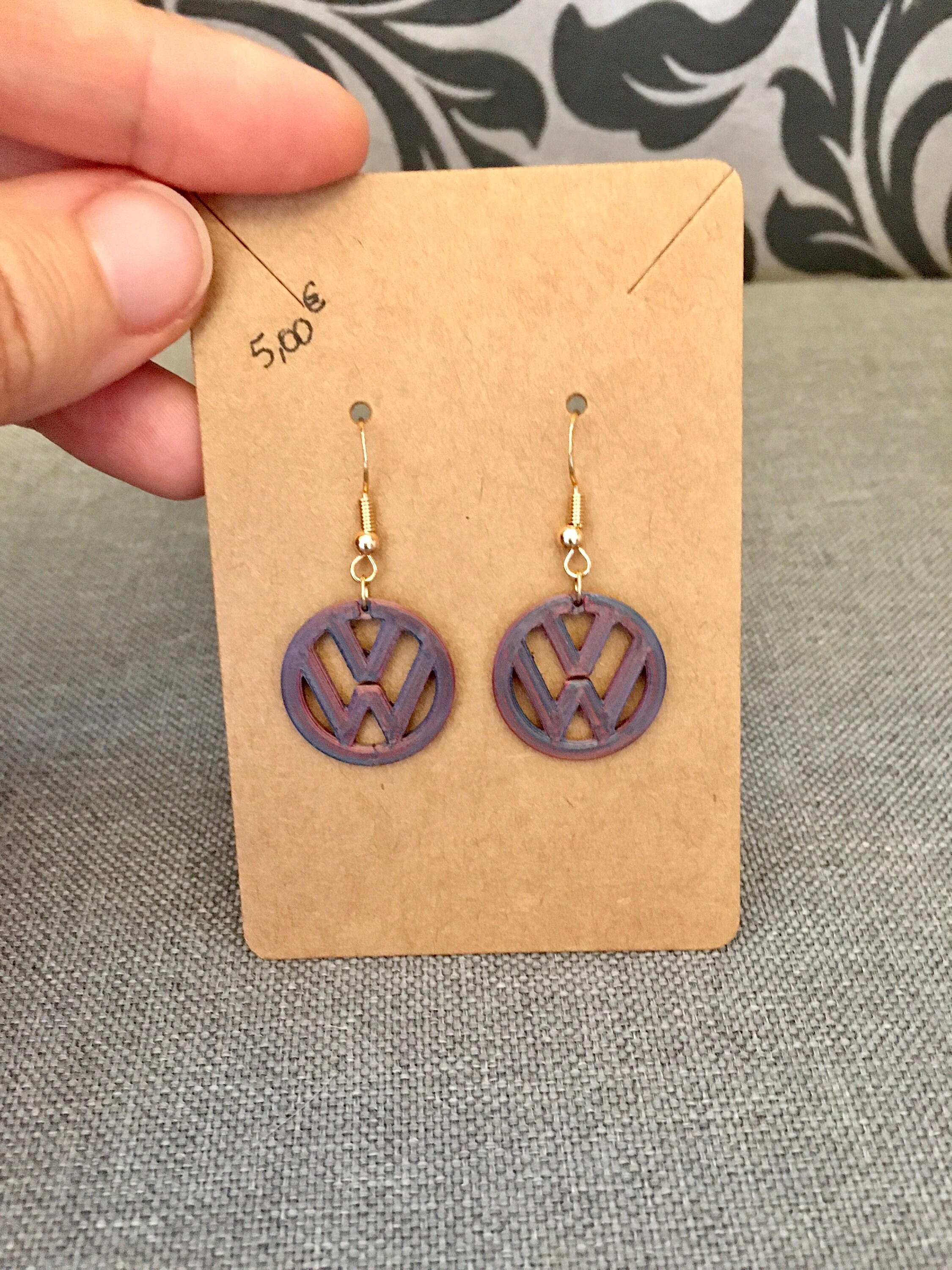 Volkswagen Earrings - Etsy
