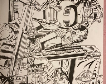 Fallout Drawing - Etsy