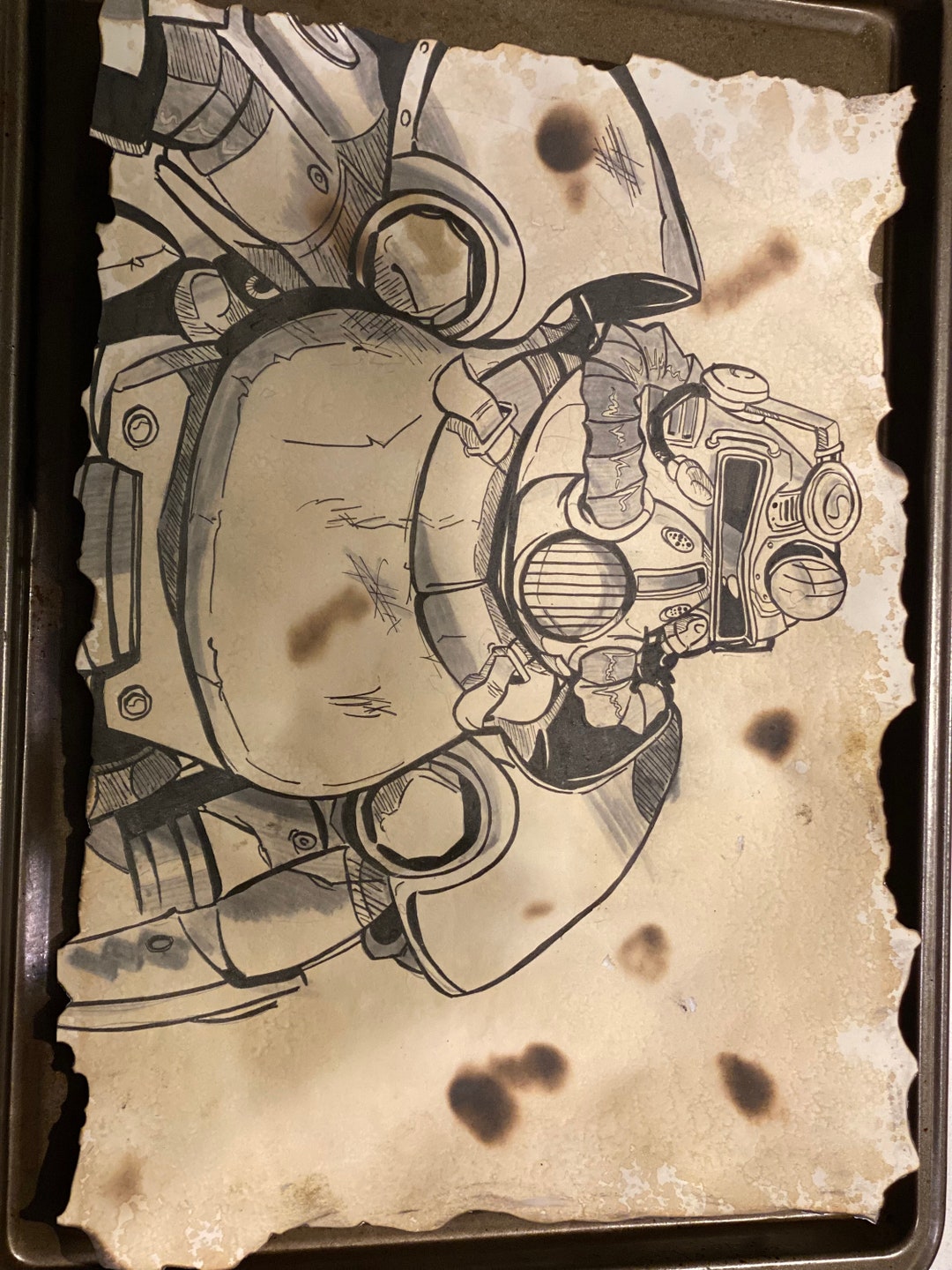 Fallout Drawing - Etsy