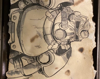 Fallout Drawing - Etsy