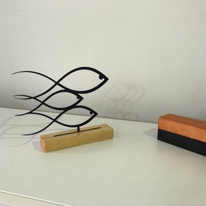 Fish Shelf Decor, Modern Decor, Housewarming Gift, Bookshelf Decor ...