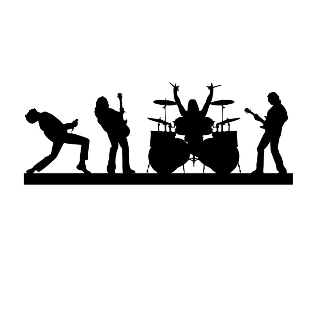 Rock N Roll Shelf Decor, Bookshelf Decor, Modern Decor, Housewarming ...
