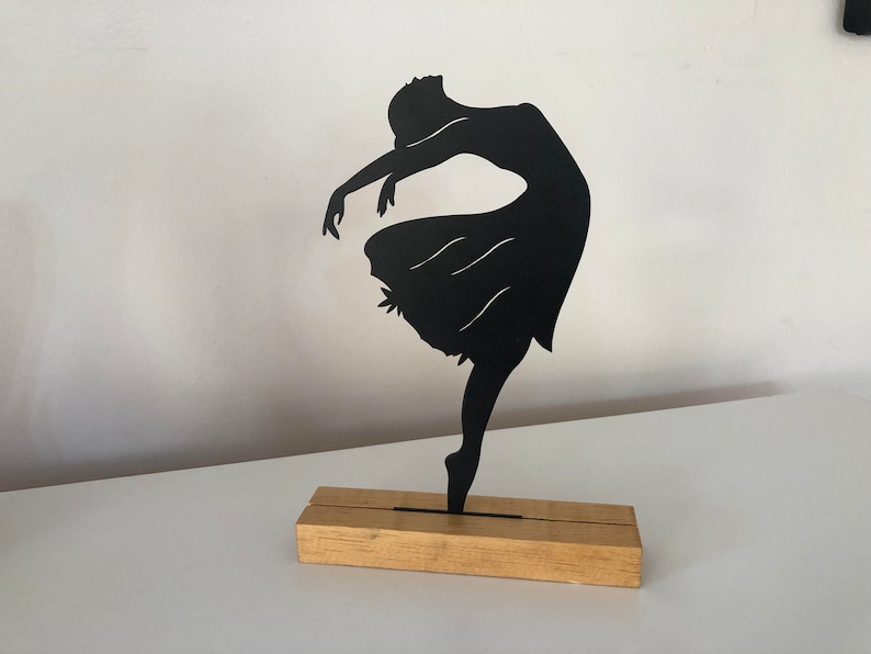 Ballerina Home Office Table Decor, Dance Shelf Decor, Minimal Tabletop ...