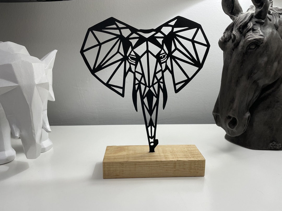 Elephant Shelf Decor, Mothers Day Gifts, Bookshelf Decor, Modern Decor ...
