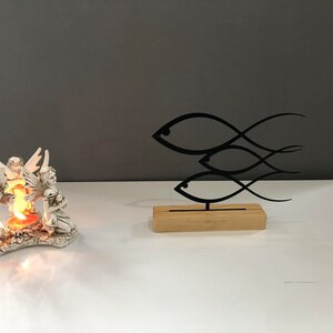 Fish Shelf Decor, Modern Decor, Housewarming Gift, Bookshelf Decor ...