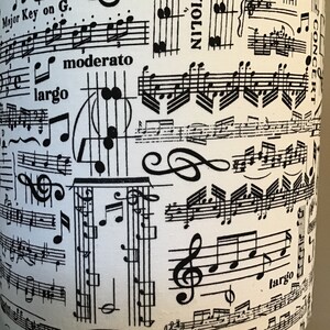 Music Fabric, Musical Design 20cm & 30 Drum Lampshade/pendant Shade ...