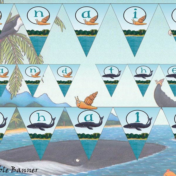 Whale Banner - Etsy