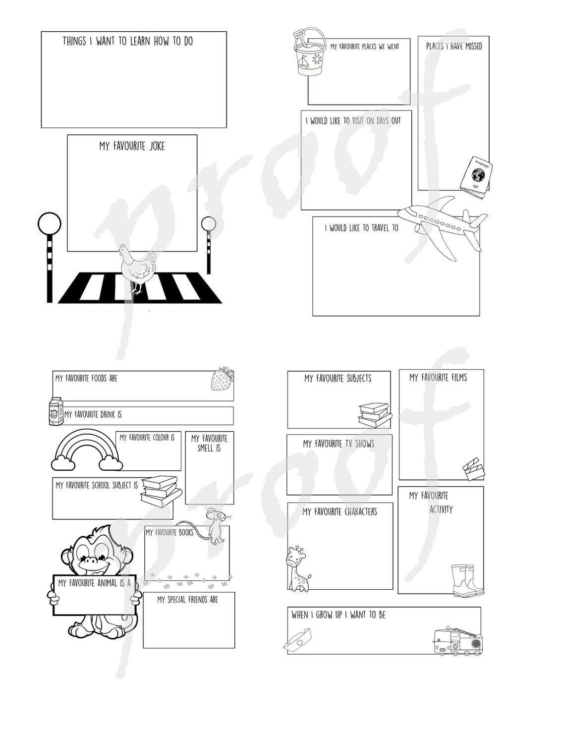 All About My Lockdown Printable Colouring Book - Memory Box My Life ...