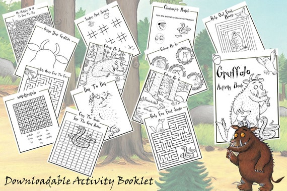 Gruffalo Fox Coloring Pages