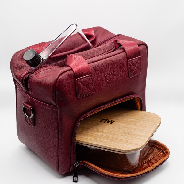 Leather Lunch Bag - Etsy