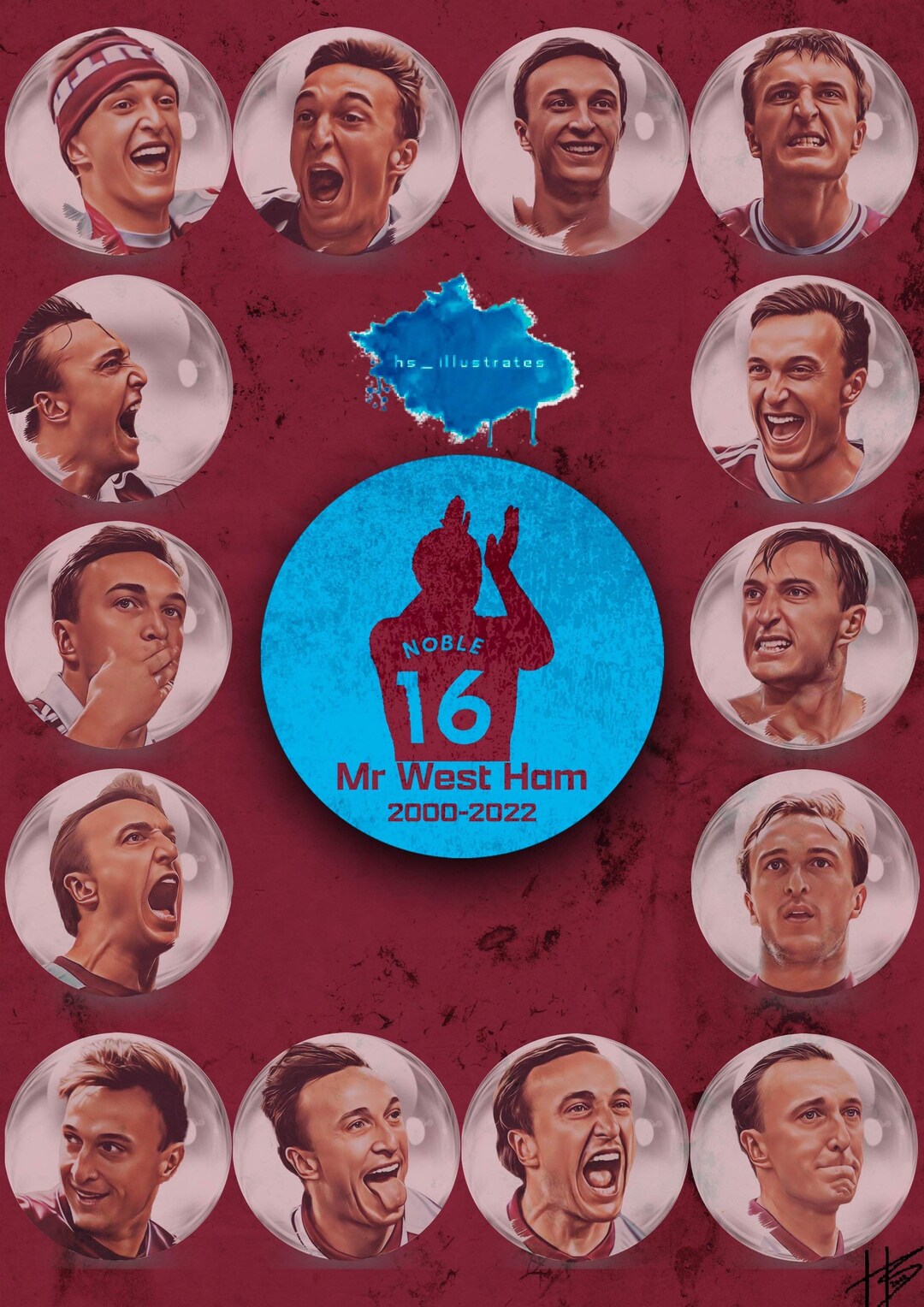 Mark Noble Print - Etsy