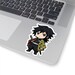 Chibi Giyu Tomioka Sticker | Demon Slayer Kiss-cut Anime Decal | Cute ...