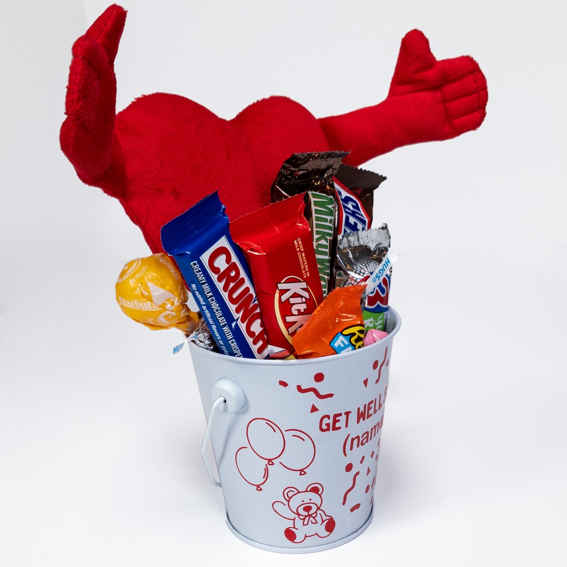 Personalized Get Well Candy Basket - Etsy