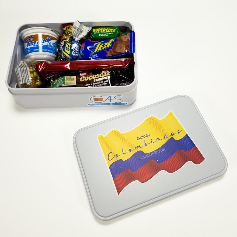 Colombian Snacks / Dulces Colombianos/regalo Colombiano/ Colombia Tin ...