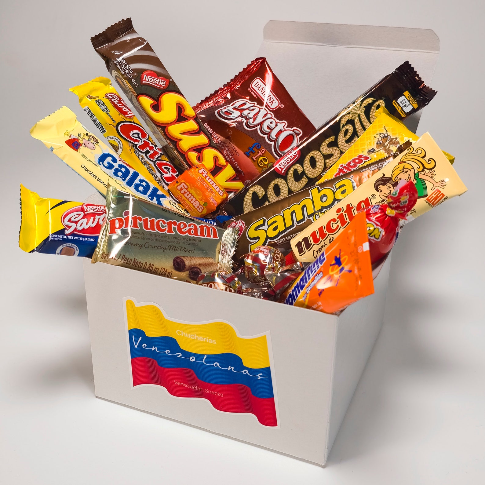 Venezuela Snacks / Chucherias Venezolanas / Candy Box / Cotillon ...