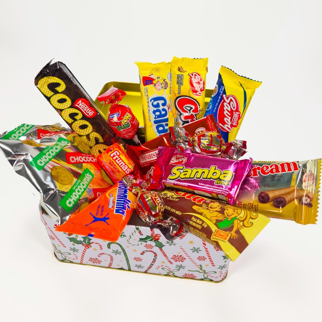 Venezuela Snacks / Christmas Tin / Sweet Box / Candy Box - Etsy