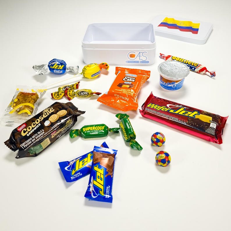 Colombian Snacks / Dulces Colombianos/regalo Colombiano/ Colombia Tin ...