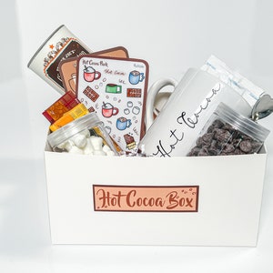Personalized Hot Cocoa Gift Box / Christmas Cocoa Box/ Hot Cocoa Lovers ...
