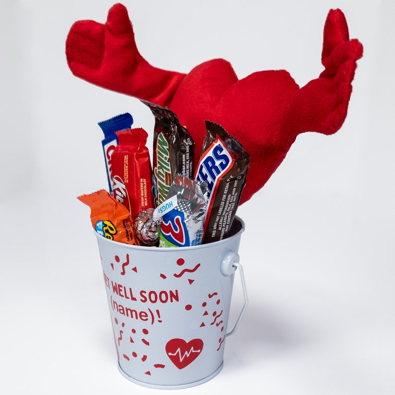 Personalized Get Well Candy Basket - Etsy