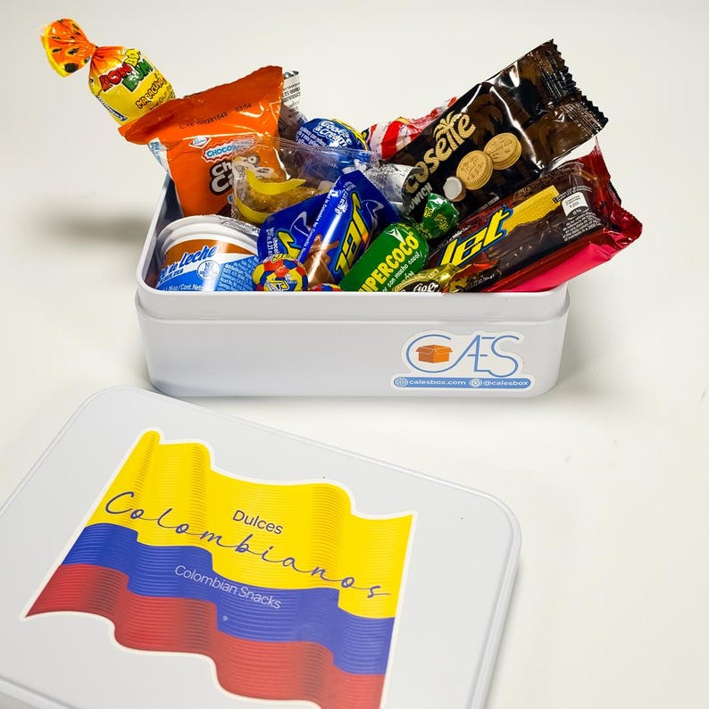 Colombian Snacks / Dulces Colombianos/regalo Colombiano/ Colombia Tin ...
