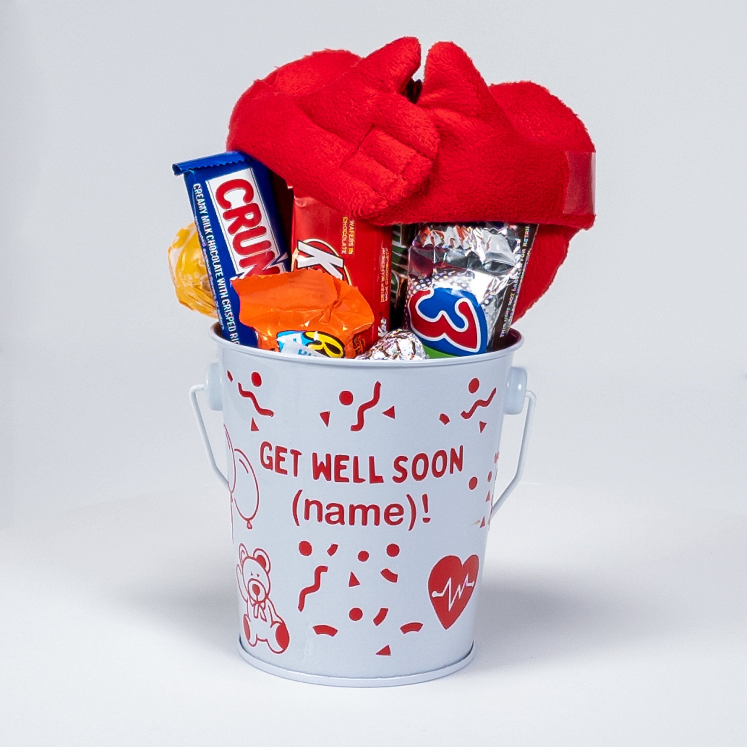 Personalized Get Well Candy Basket - Etsy