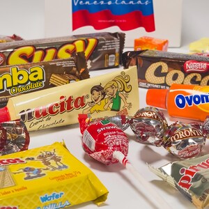 Chucherias Venezolanas / San Valentine / Venezuela Candies / Candy Box ...