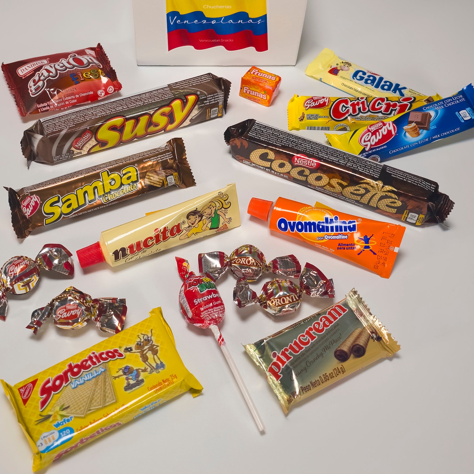 Venezuela Snacks / Chucherias Venezolanas / Candy Box / Cotillon ...