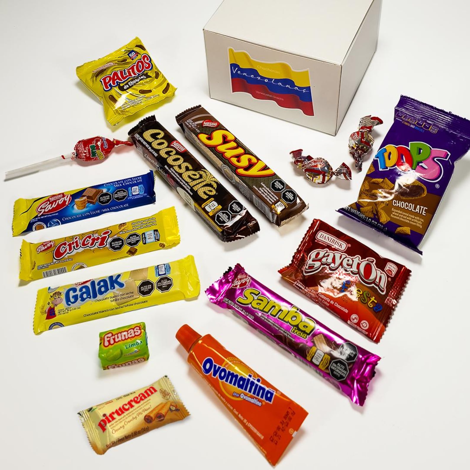 Venezuela Snacks / Chucherias Venezolanas / Candy Box / Cotillon ...