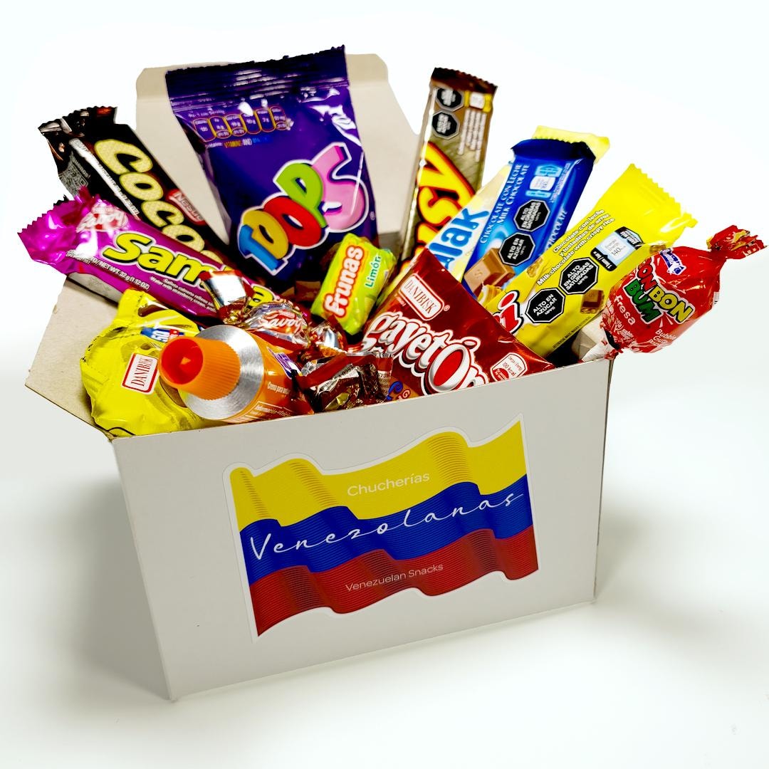 Venezuela Snacks / Chucherias Venezolanas / Candy Box / Cotillon ...