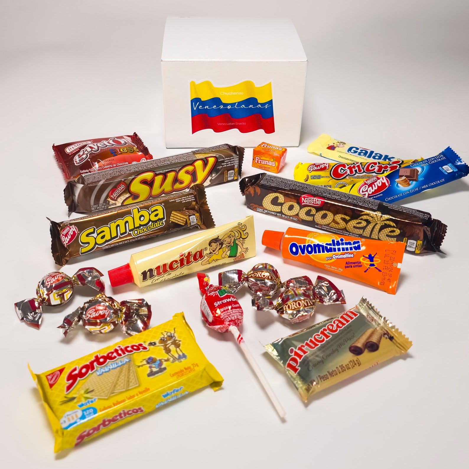 Venezuela Snacks / Chucherias Venezolanas / Candy Box / Cotillon ...