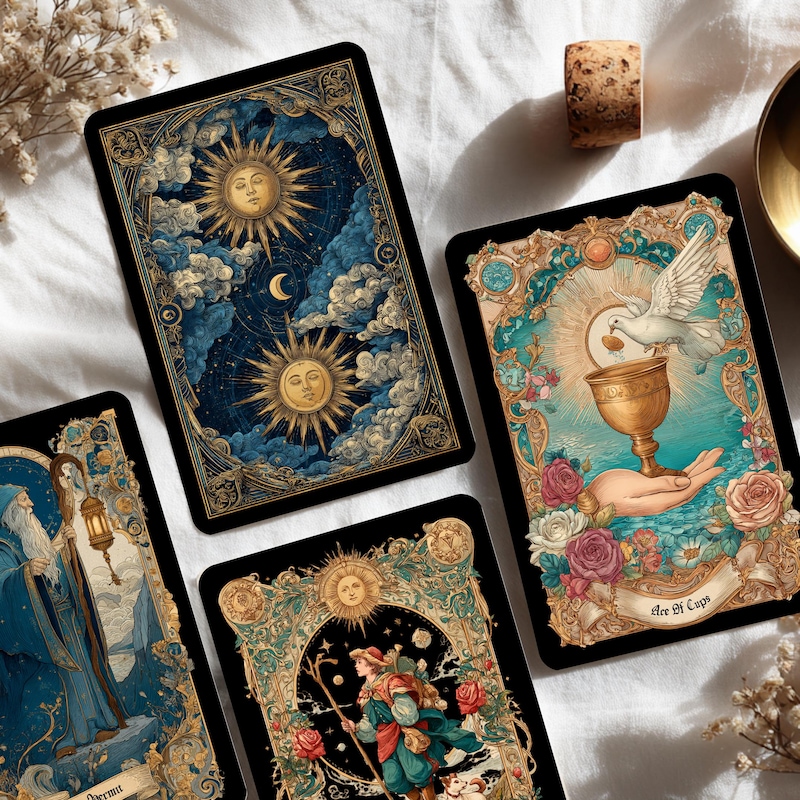 Antique Oracle Tarot - Etsy