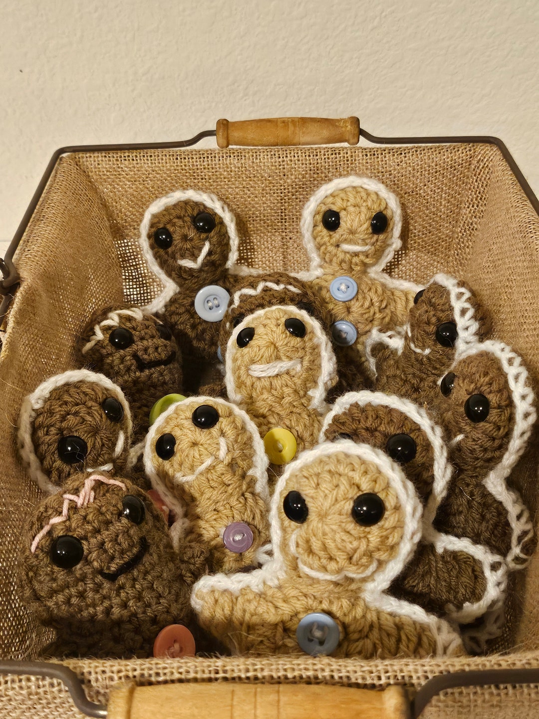Mystery Pick Gingerbread Man Mini Handmade - Etsy