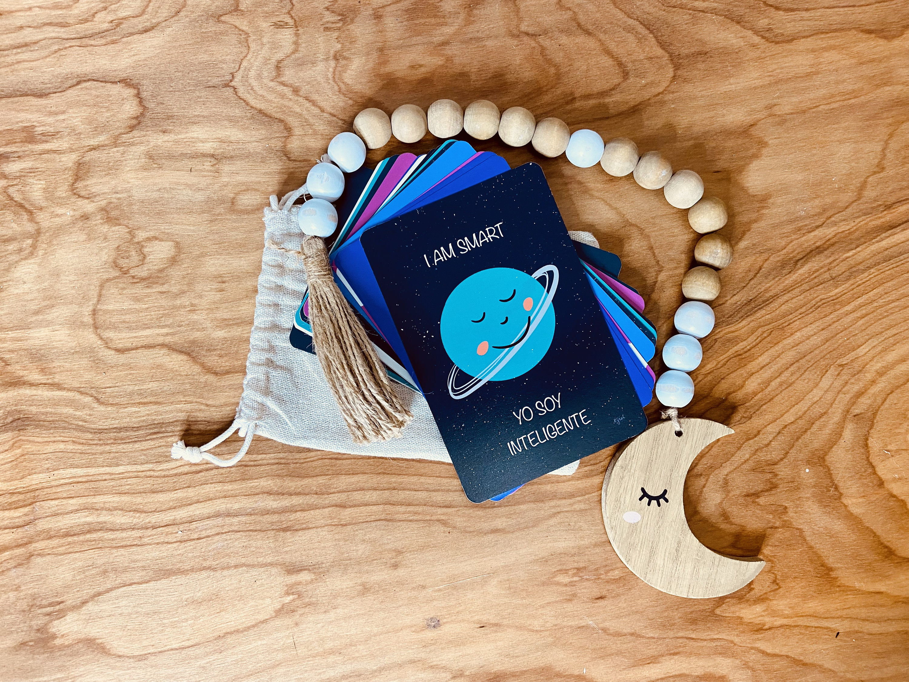 Kids Bilingual Affirmation Cards Self-love Mindfulness - Etsy