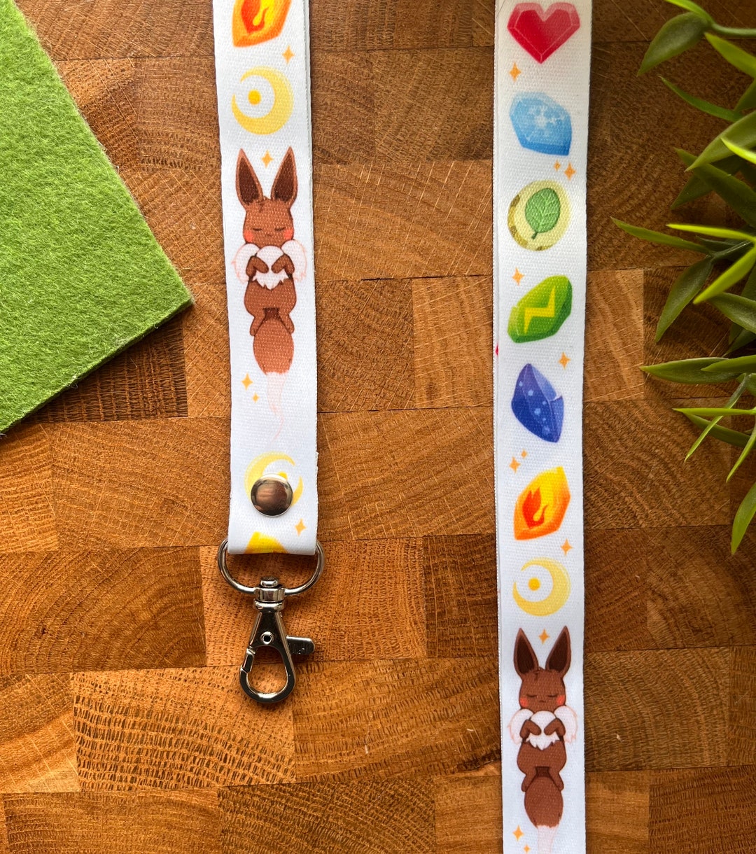 Eevee Lanyard / Keycord - Etsy