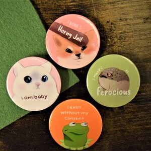 Meme Buttons 45mm Buttons - Etsy