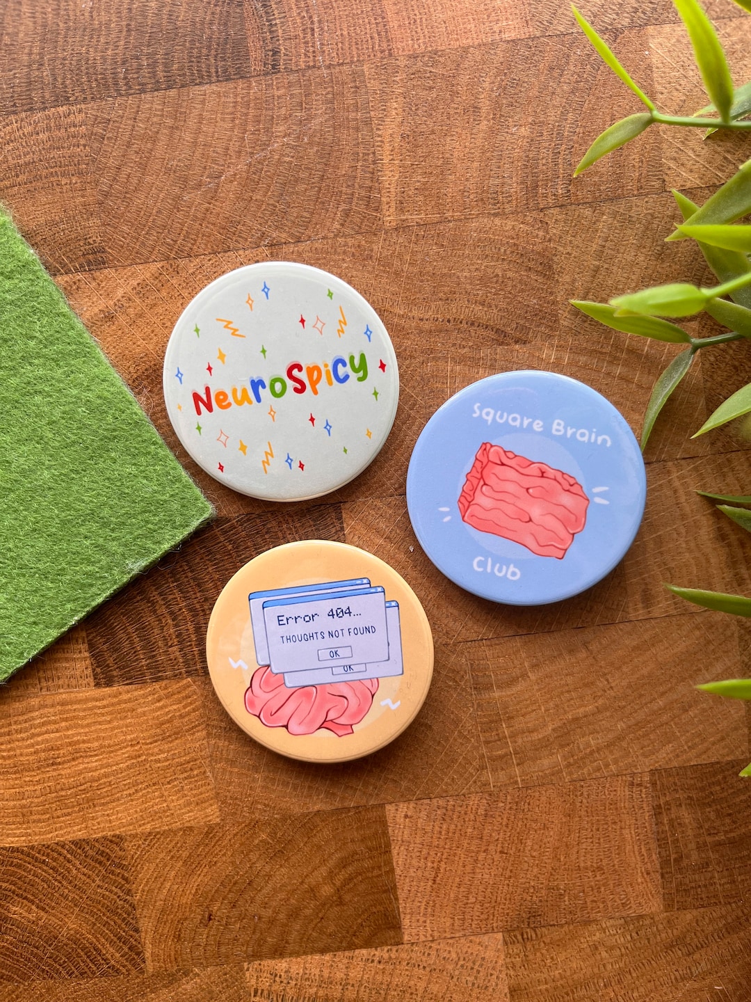 Neurospicy Neurodivergent Memes | 45mm Buttons - Etsy