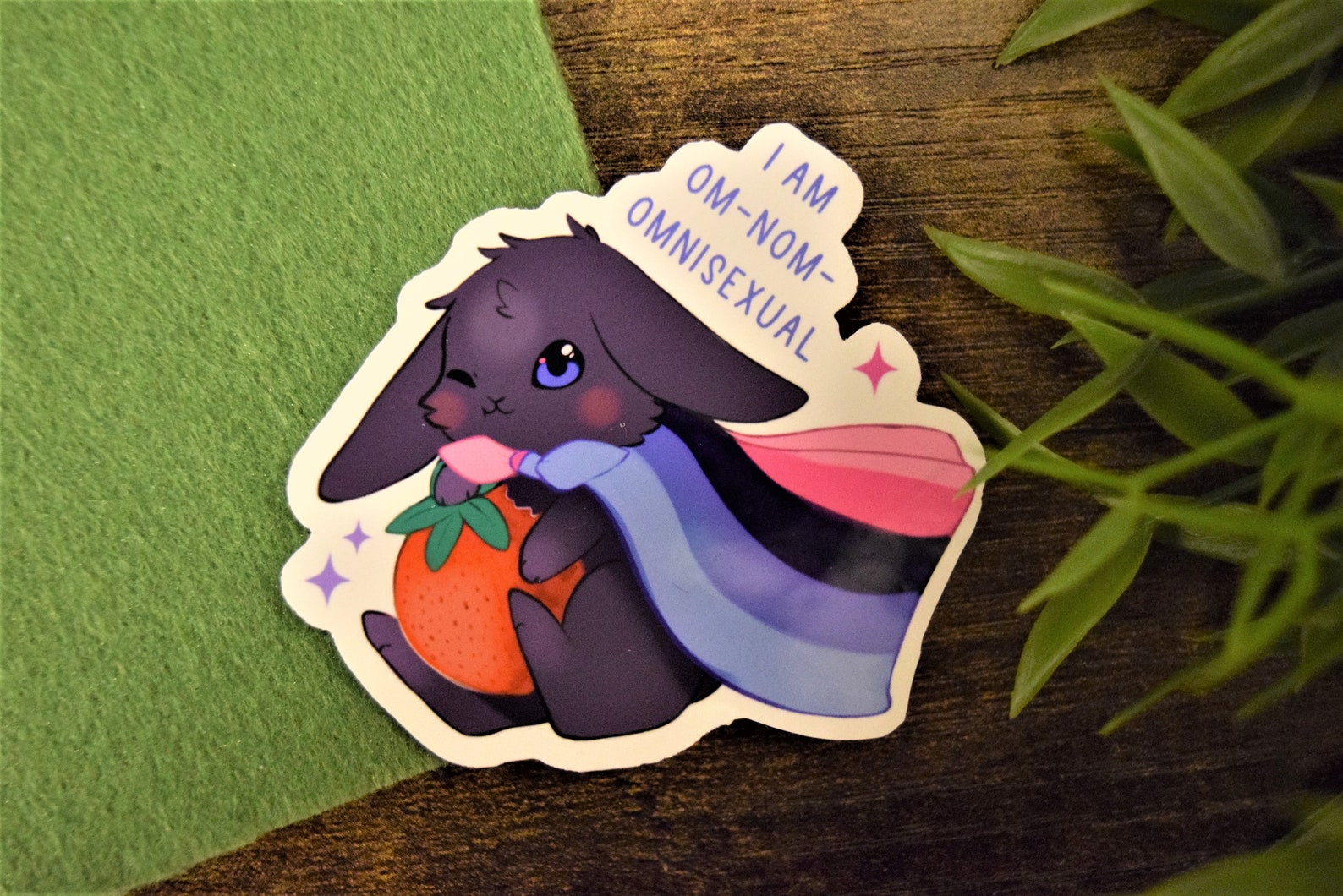 LGBTQ Pride Bunnies Weatherproof Vinyl Stickers - Etsy
