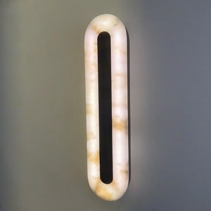 Marble Wall Sconce, Modern Wall Sconce, LED Wall Light, Sconce Lighting ...