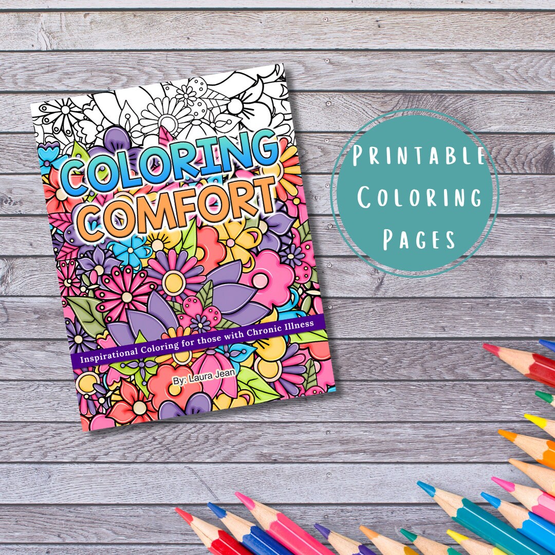 Inspirational Colouring Pages for Chronic Illness. . Affirmation ...