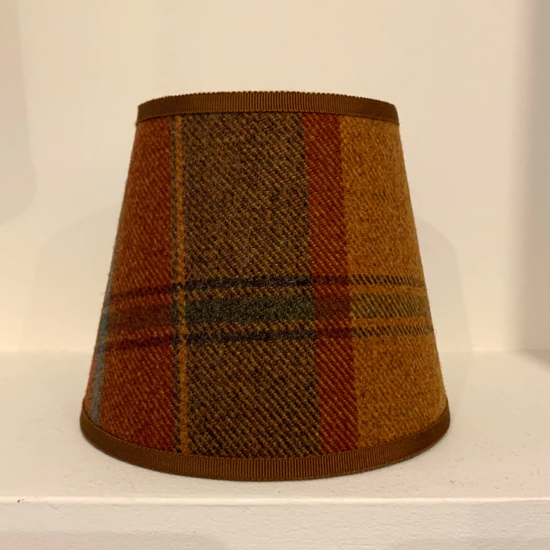 Conical Scottish Wool Lampshade - Etsy
