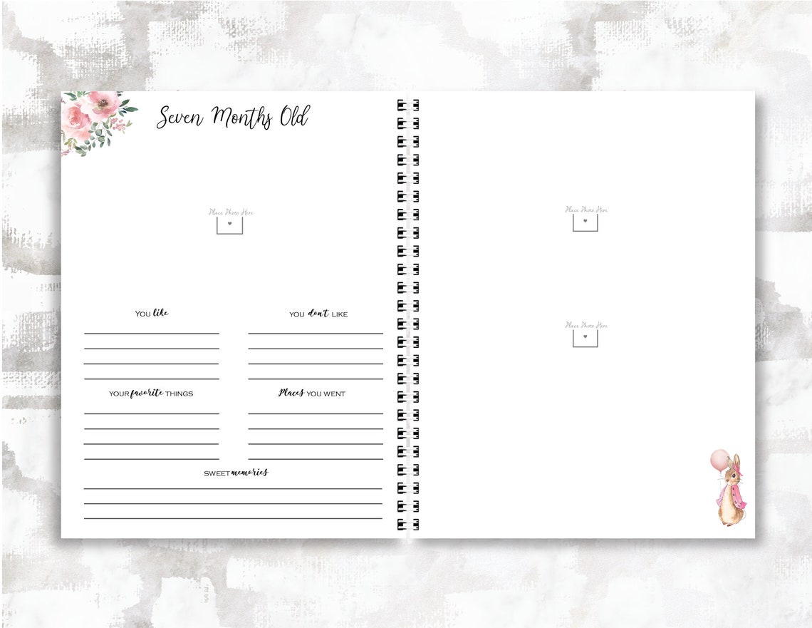 Peter Rabbit Baby Girl Book Baby Journal Newborn Baby - Etsy