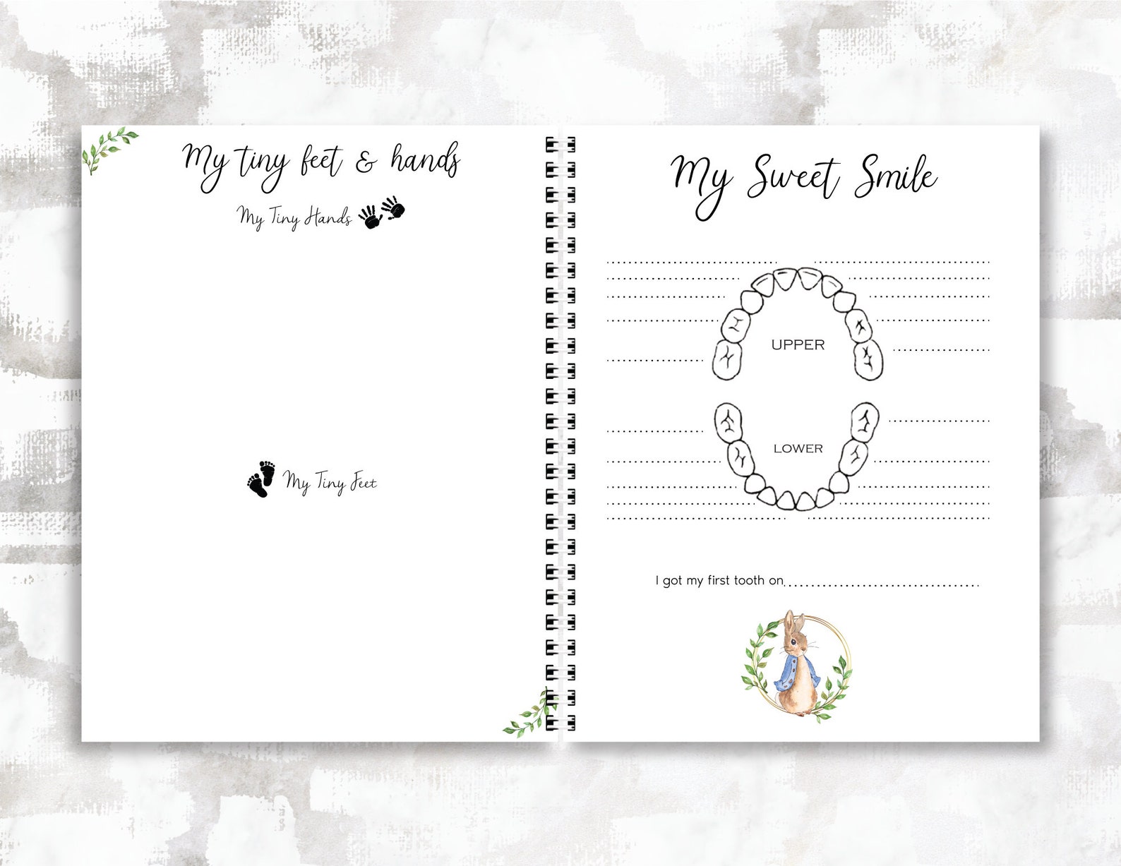 Peter Rabbit Baby Boy Book Baby Journal Milestone Journal - Etsy