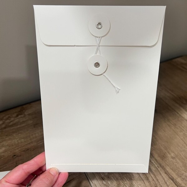 String Tie Envelopes - Etsy