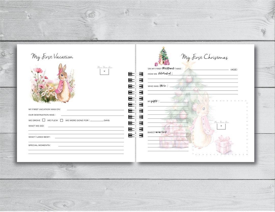 Baby Book, Peter Rabbit Baby Journal, Pregnancy Tracker, Pregnancy ...